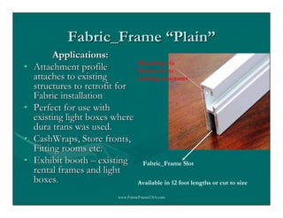 Fabric Frame Products And Profiles Ait | PPT