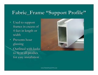 Fabric Frame Products And Profiles Ait | PPT