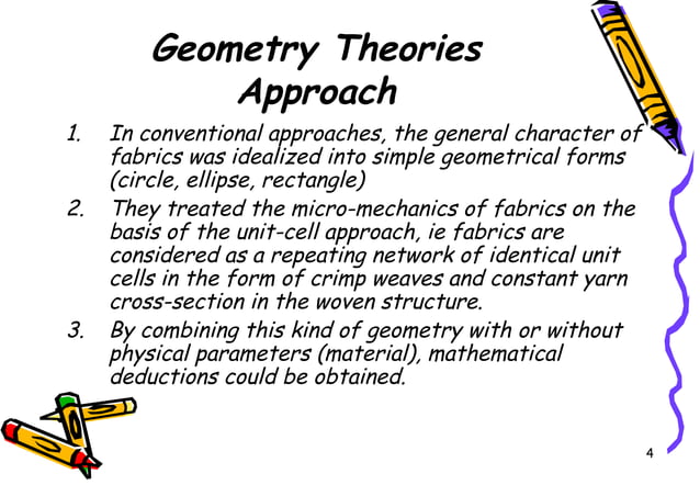 Woven fabric geometry and cloth cover factor | PPT
