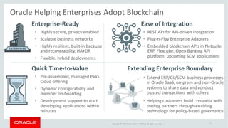 20190404 Blockchain GIG #2 Oracle Mark発表資料 | PPT