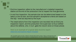 Fabric Inspection Process Part 2 | PPTX