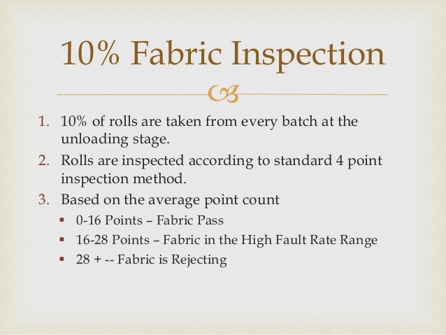 10 Point System Fabric Inspection Pdf