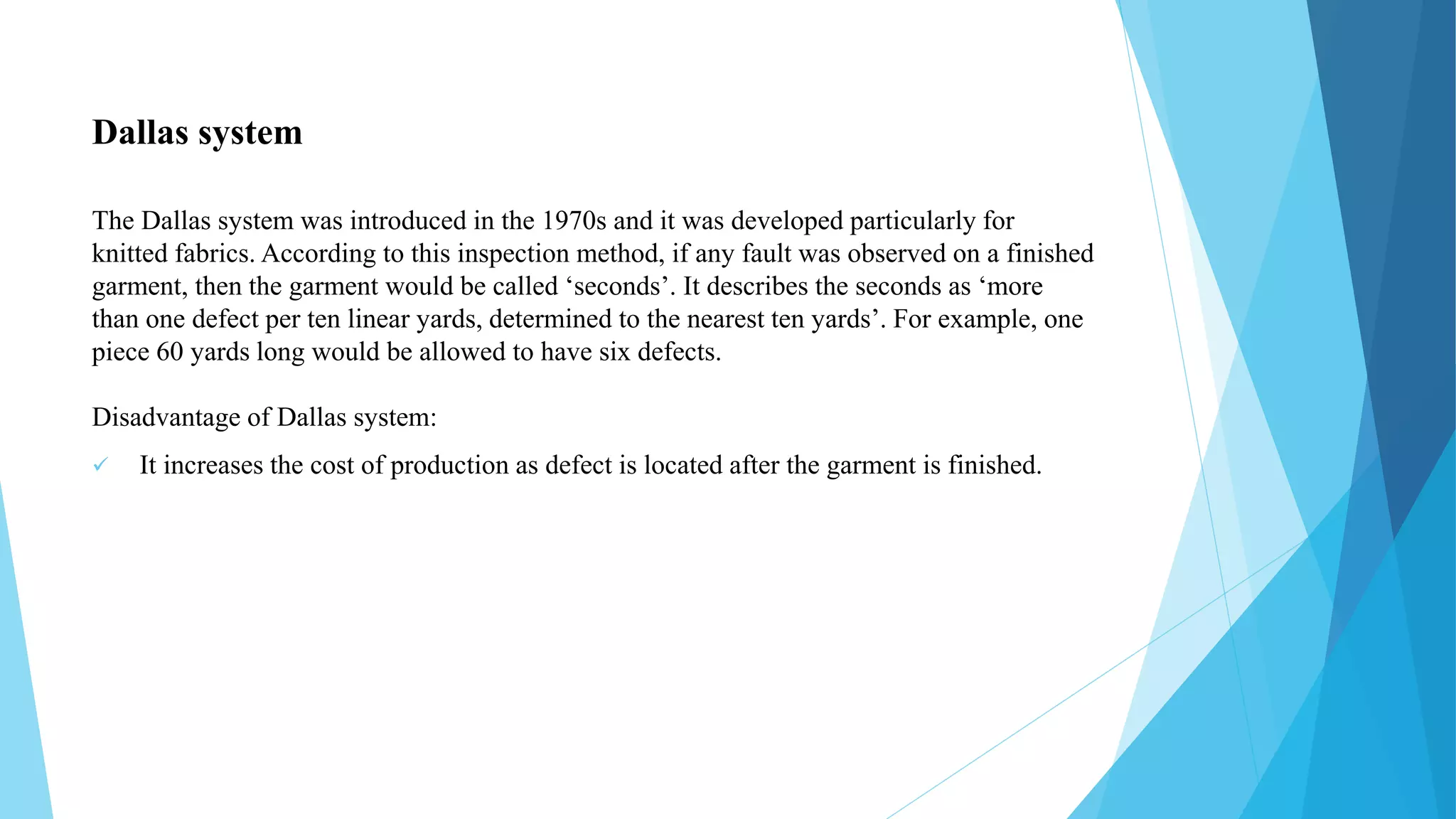 Fabric inspection system | PPT