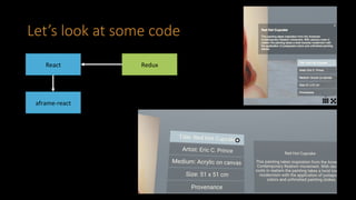 Casper Fabricius (Cimmerse): WebVR with A-Frame, React and Redux | PPT