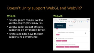 Casper Fabricius (Cimmerse): WebVR with A-Frame, React and Redux | PPT