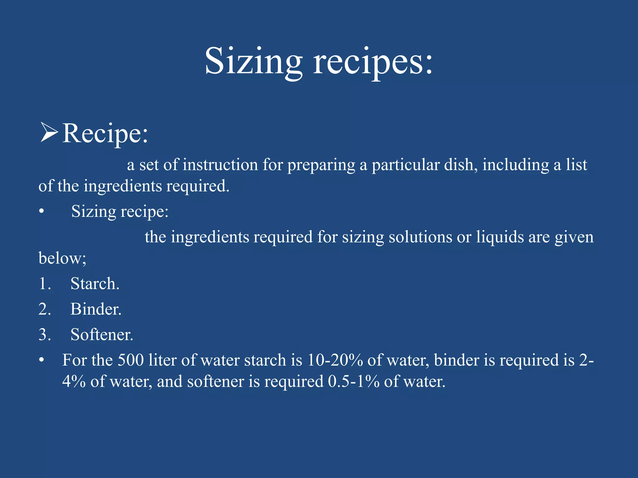 Fabric manufacturing, warping and sizing and weft preparation and ...