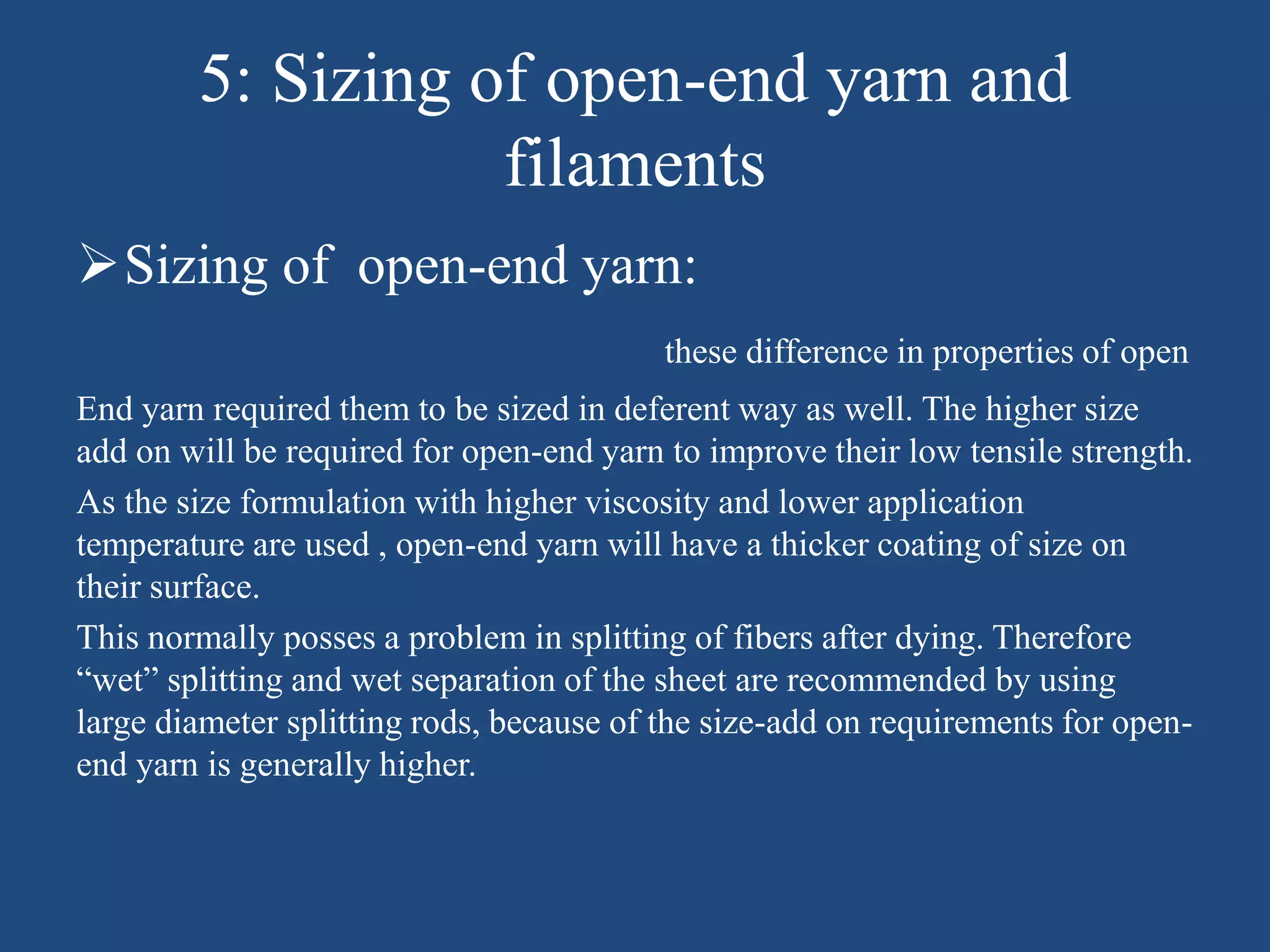 Fabric manufacturing, warping and sizing and weft preparation and ...