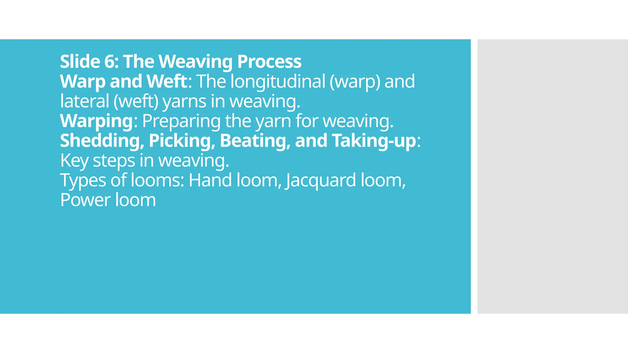 Manufacturing of textile Fabric Process.pptx