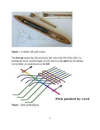Principles of loom motions | DOCX