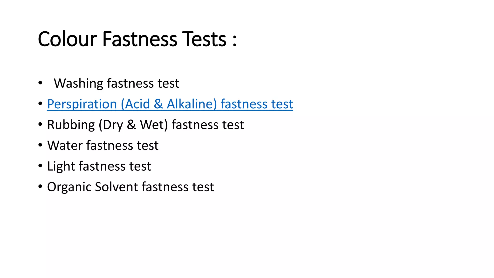 Fabric quality & textile testing | PPTX