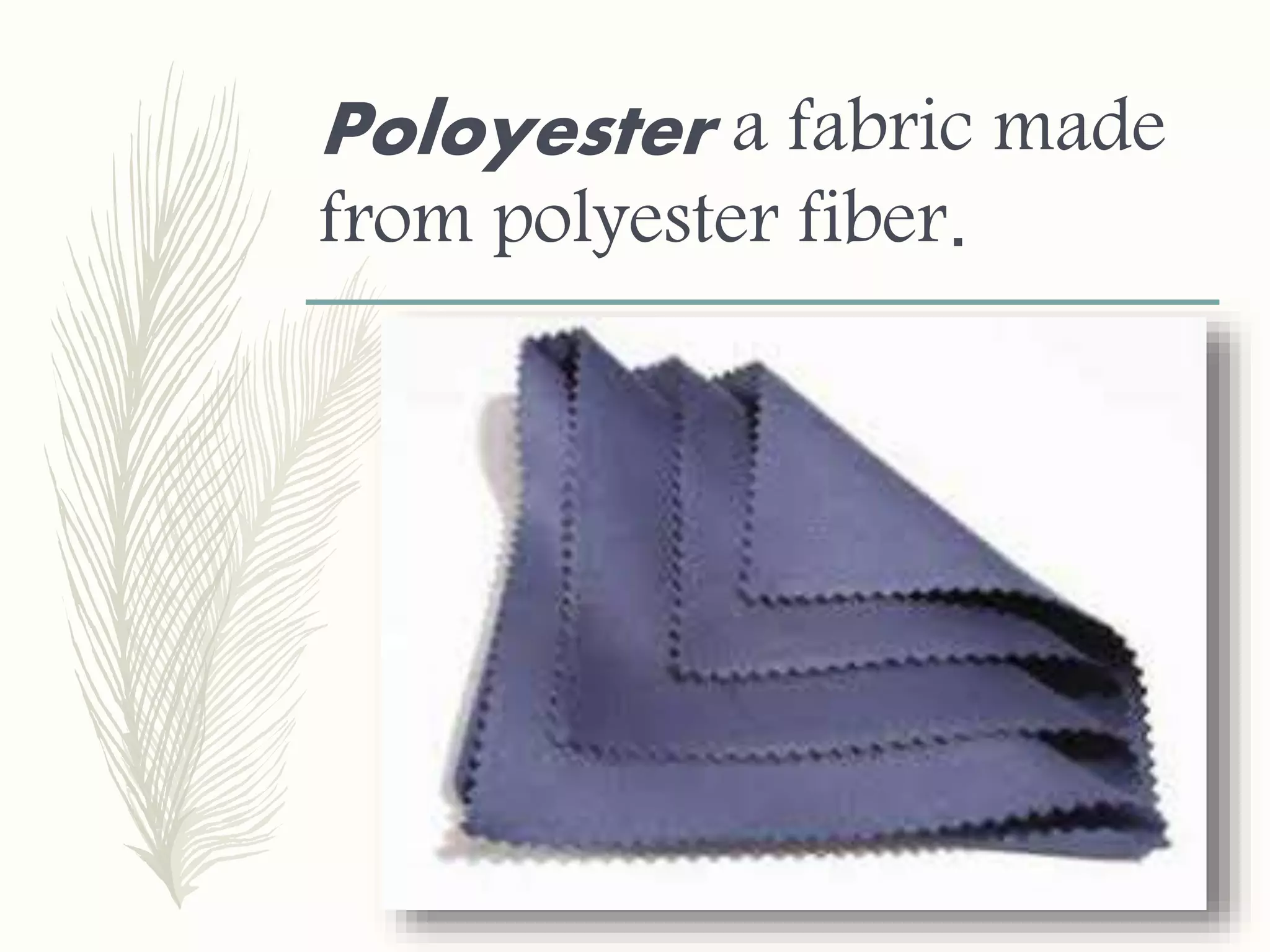 Types of Fabrics | PPTX