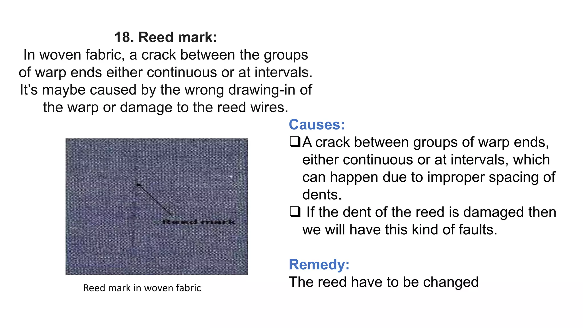 Fabrics and sewing defects of woven apparel By Engr. Aqs Zilani | PPTX