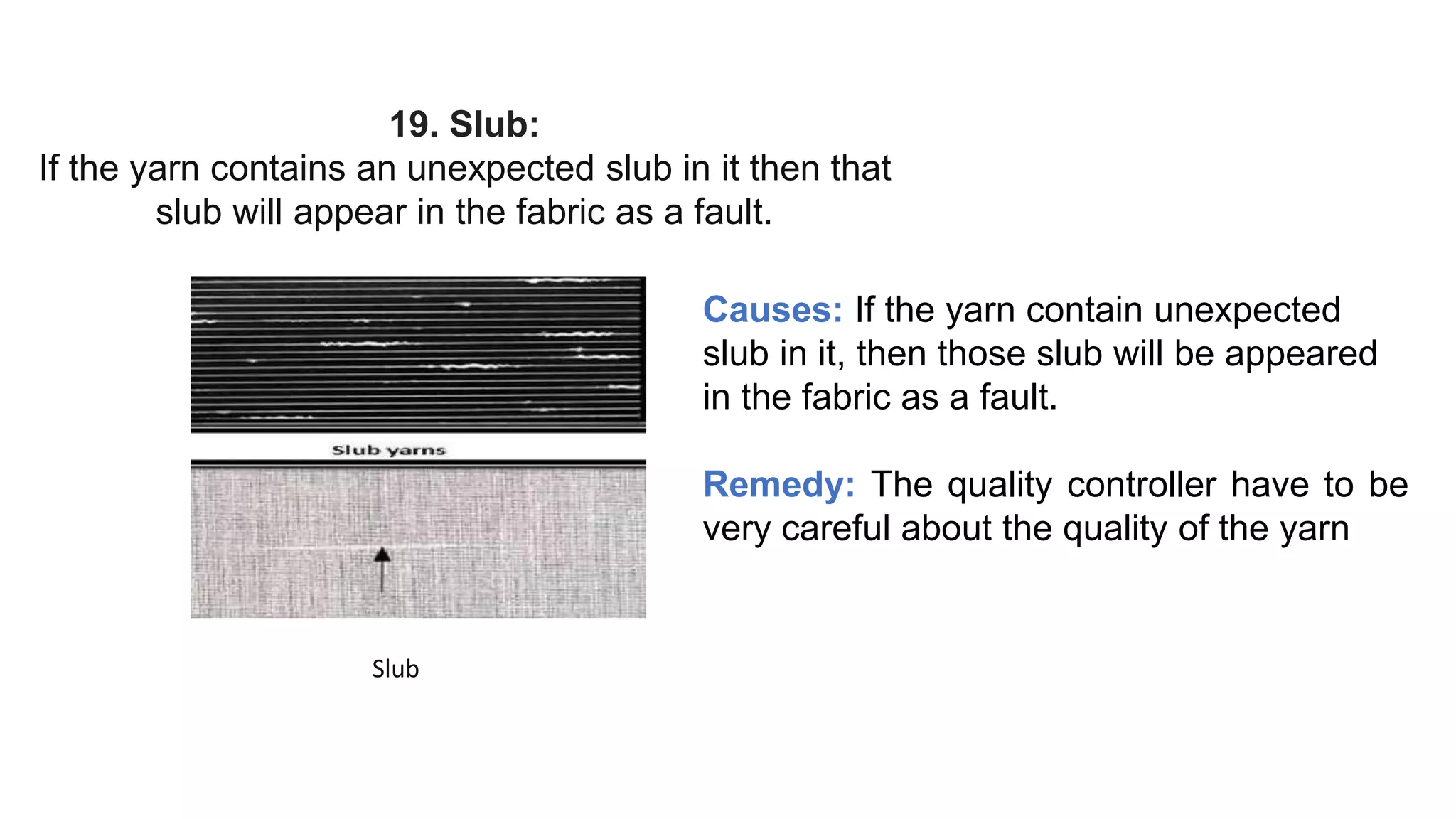 Fabrics and sewing defects of woven apparel By Engr. Aqs Zilani | PPTX