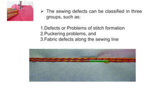 Fabrics and sewing defects of woven apparel By Engr. Aqs Zilani | PPTX ...