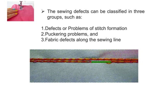 Fabrics and sewing defects of woven apparel By Engr. Aqs Zilani | PPT