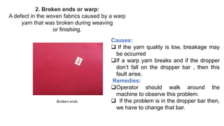 Fabrics and sewing defects of woven apparel By Engr. Aqs Zilani | PPTX ...