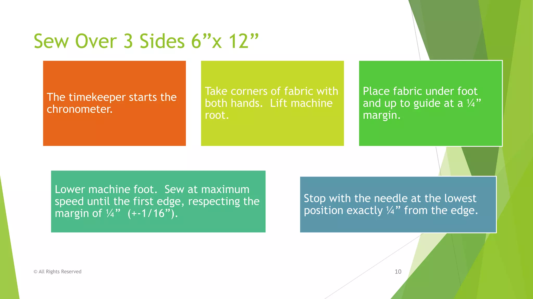 Fabric Sewing Techniques | PPTX