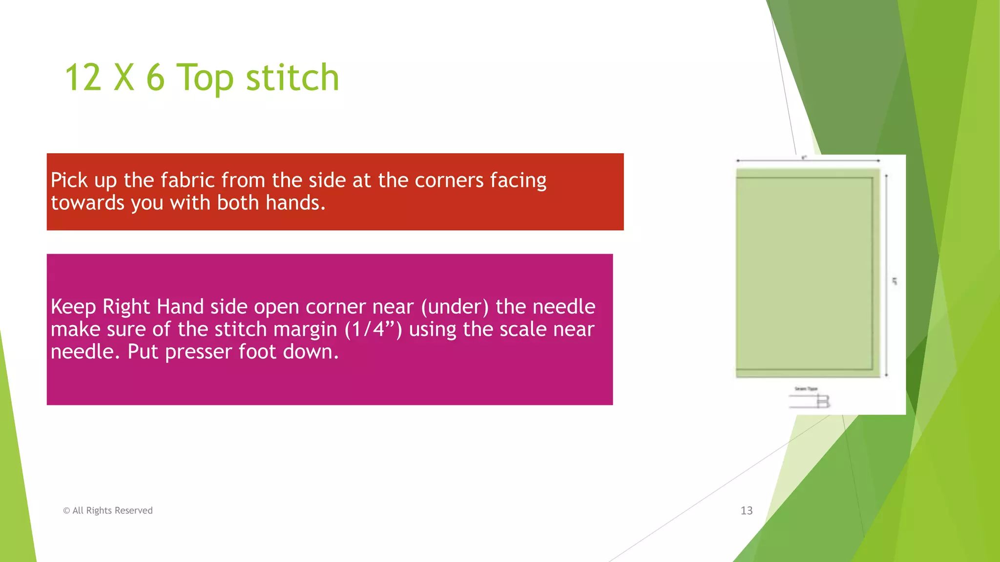 Fabric Sewing Techniques | PPTX