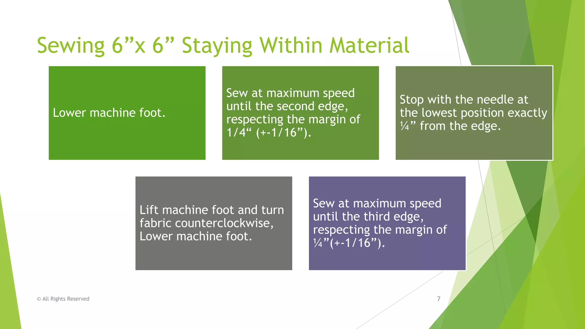 Fabric Sewing Techniques | PPTX
