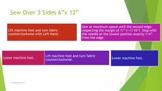 Fabric Sewing Techniques | PPTX