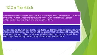 Fabric Sewing Techniques | PPTX