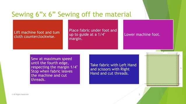 Fabric Sewing Techniques | PPTX