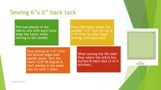 Fabric Sewing Techniques | PPTX