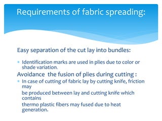 Fabric spreading | PPTX