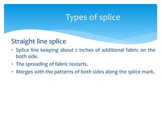 Fabric spreading | PPTX
