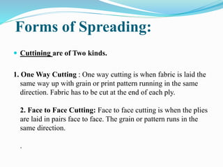 Fabric spreading | PPTX