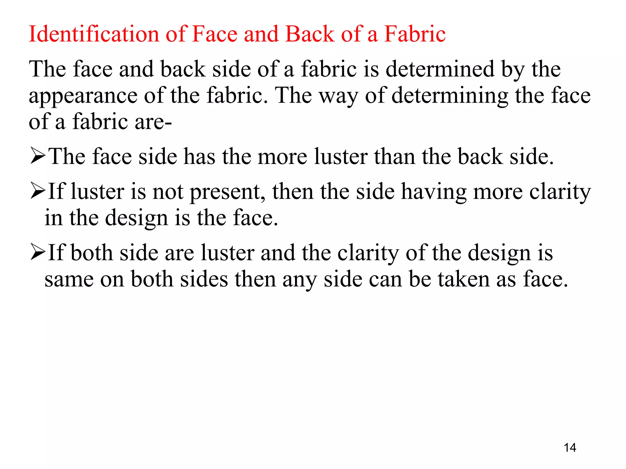 Fabric structure and design | PPT