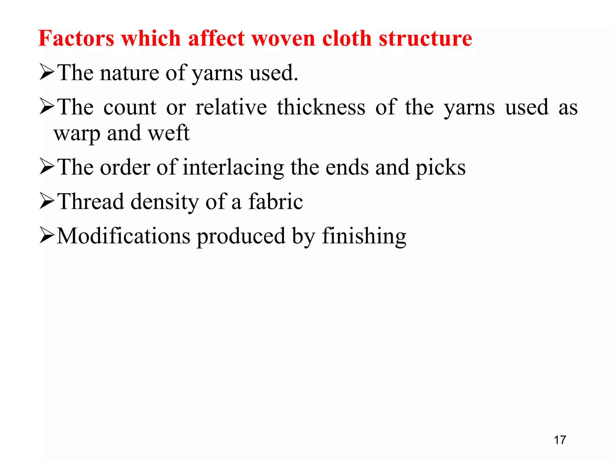 Fabric structure and design | PPT