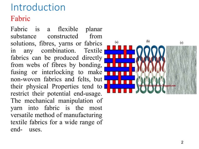 Fabric structure and design | PPT | Needlework | Arts and Crafts