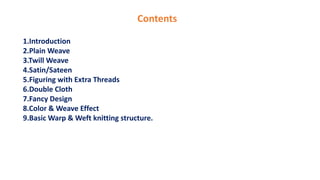 Fabric Structure & Design | PDF