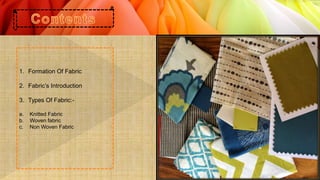 Fabric studies | PPTX