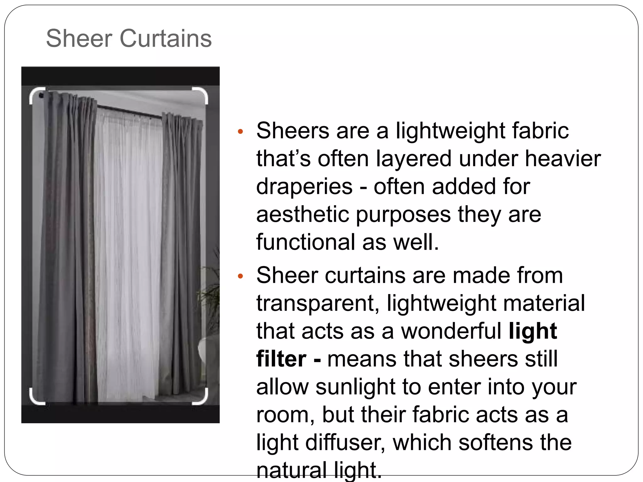 Fabric suitable for curtains.ppt