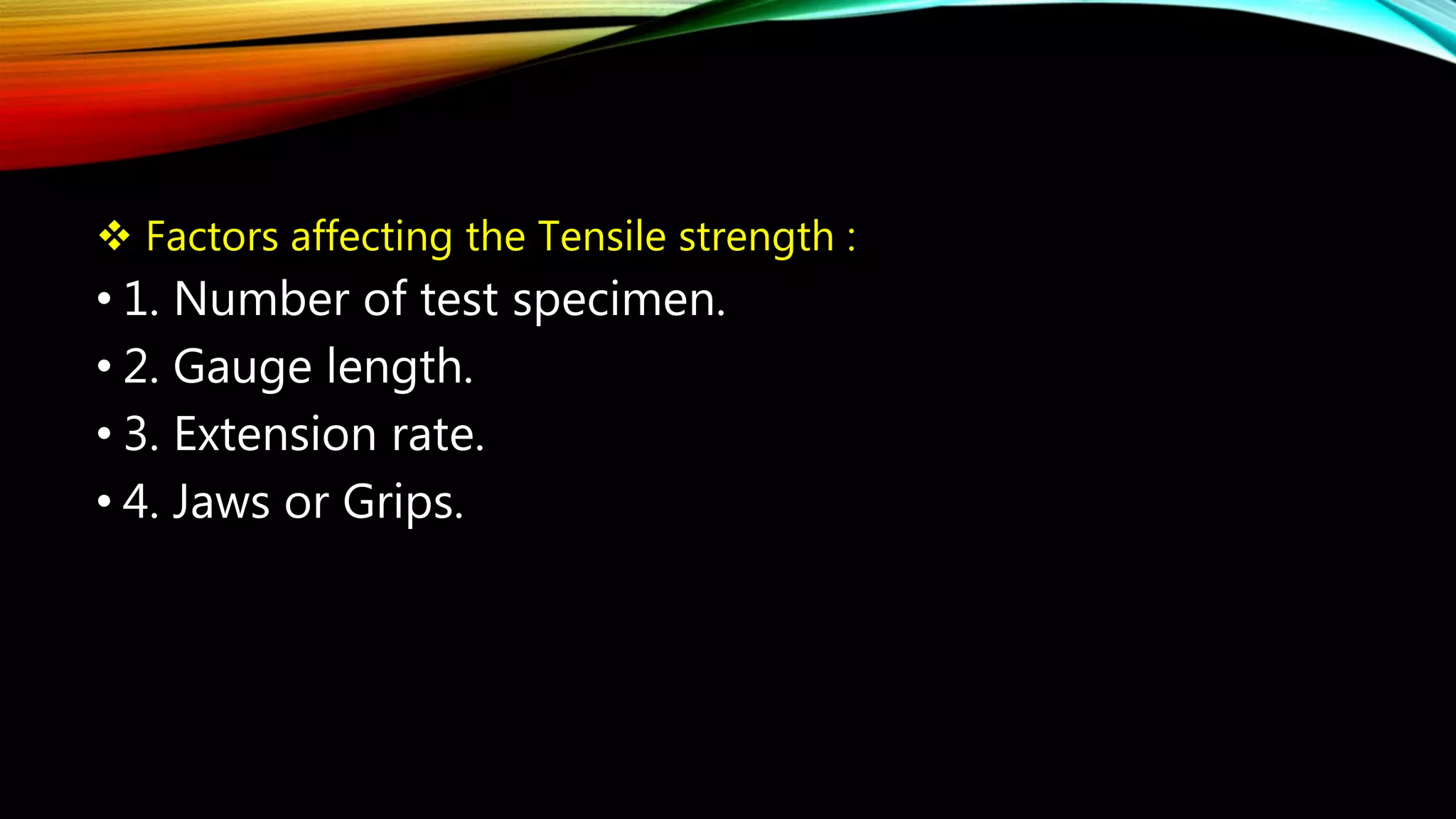 Fabric tensile strength test | PPTX