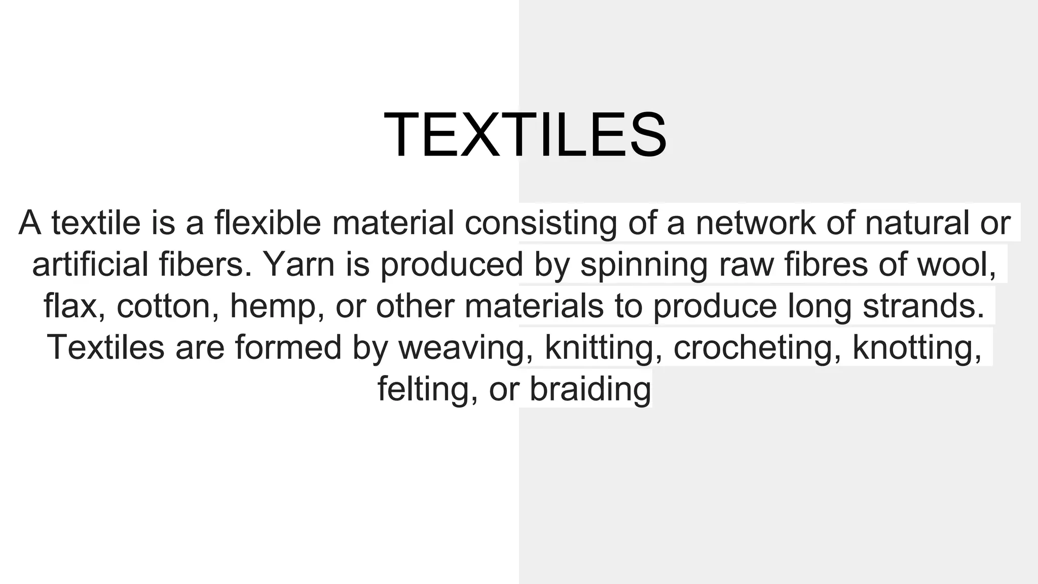 Fabric terminology | PPTX