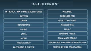 Fabric & Trims | PPT