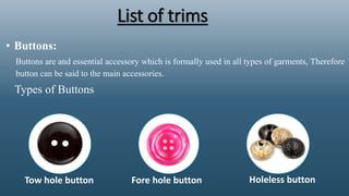 Fabric & Trims | PPT