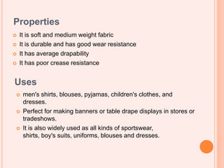 fabric types for short term student reading material.ppt