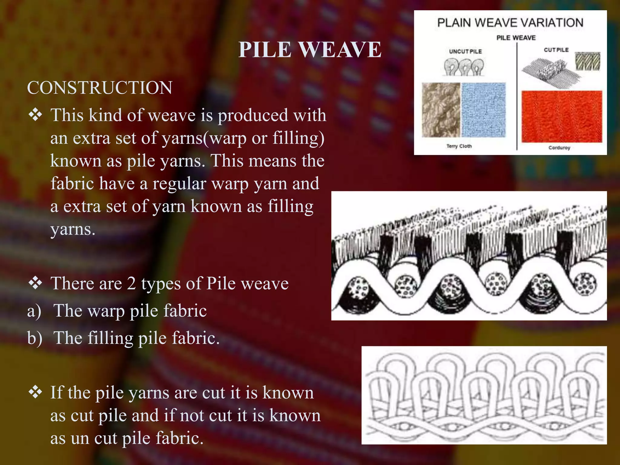 Fabric weave | PPTX