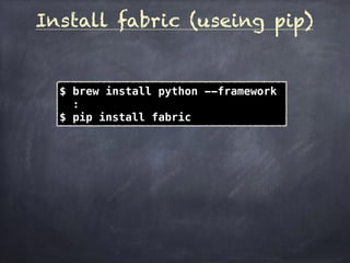 Fabric workshop(1) - (MOSG) | PPT