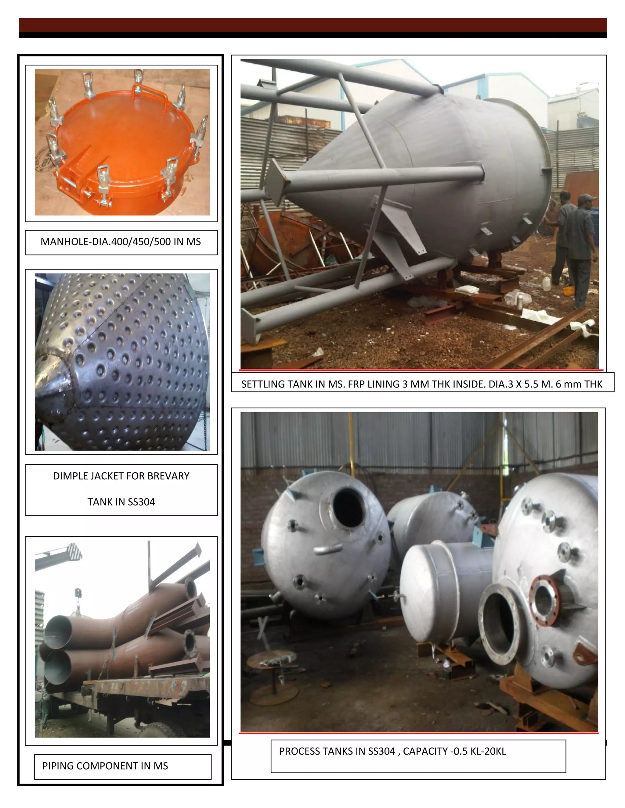 Fabri - Tek Engineers, Pune, Process Equipments | PDF