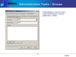 Winbind as Identity Management Connector | PPT