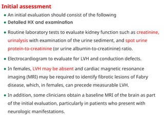 Fabry Disease a clinical overview , pathophysiology, clinical ...