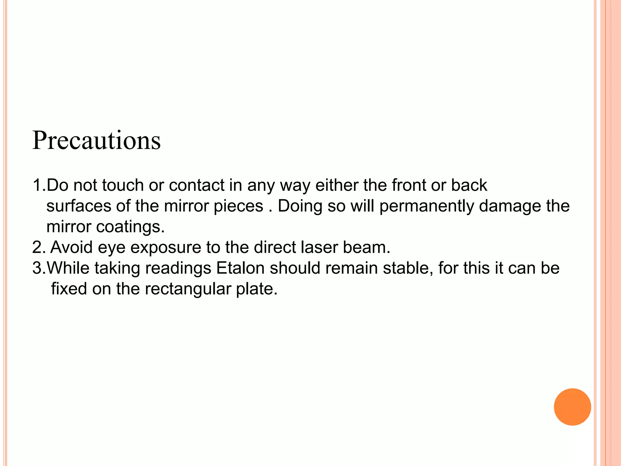Fabry perot etalon | PPTX
