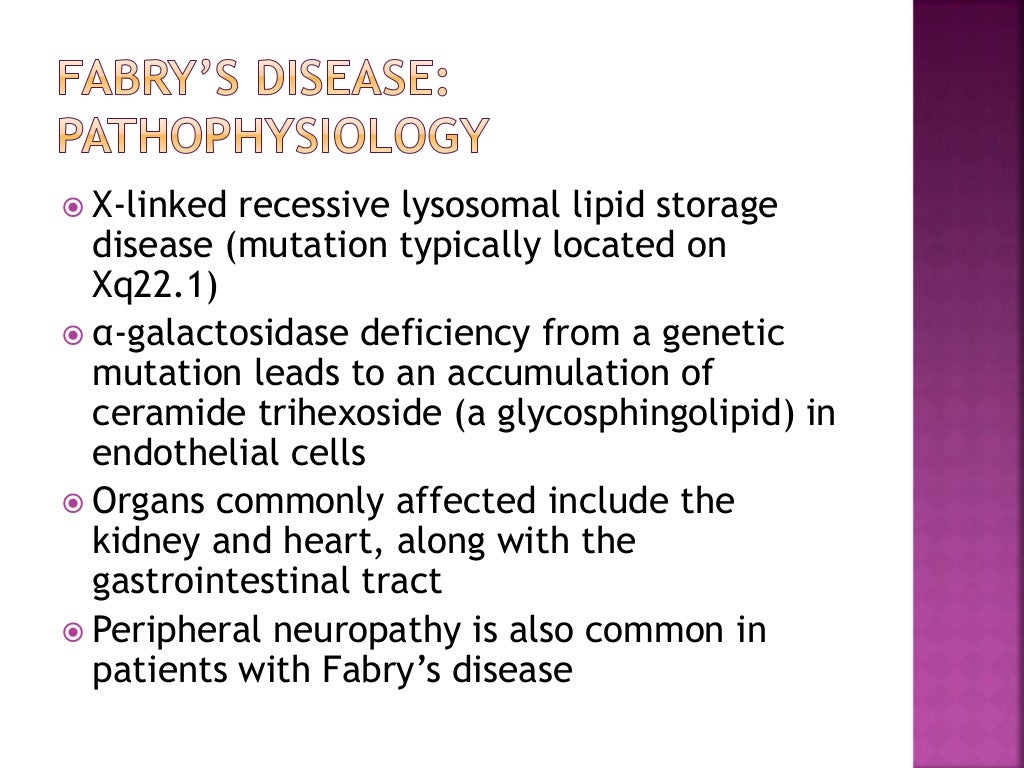 Fabry's Disease | PPTX
