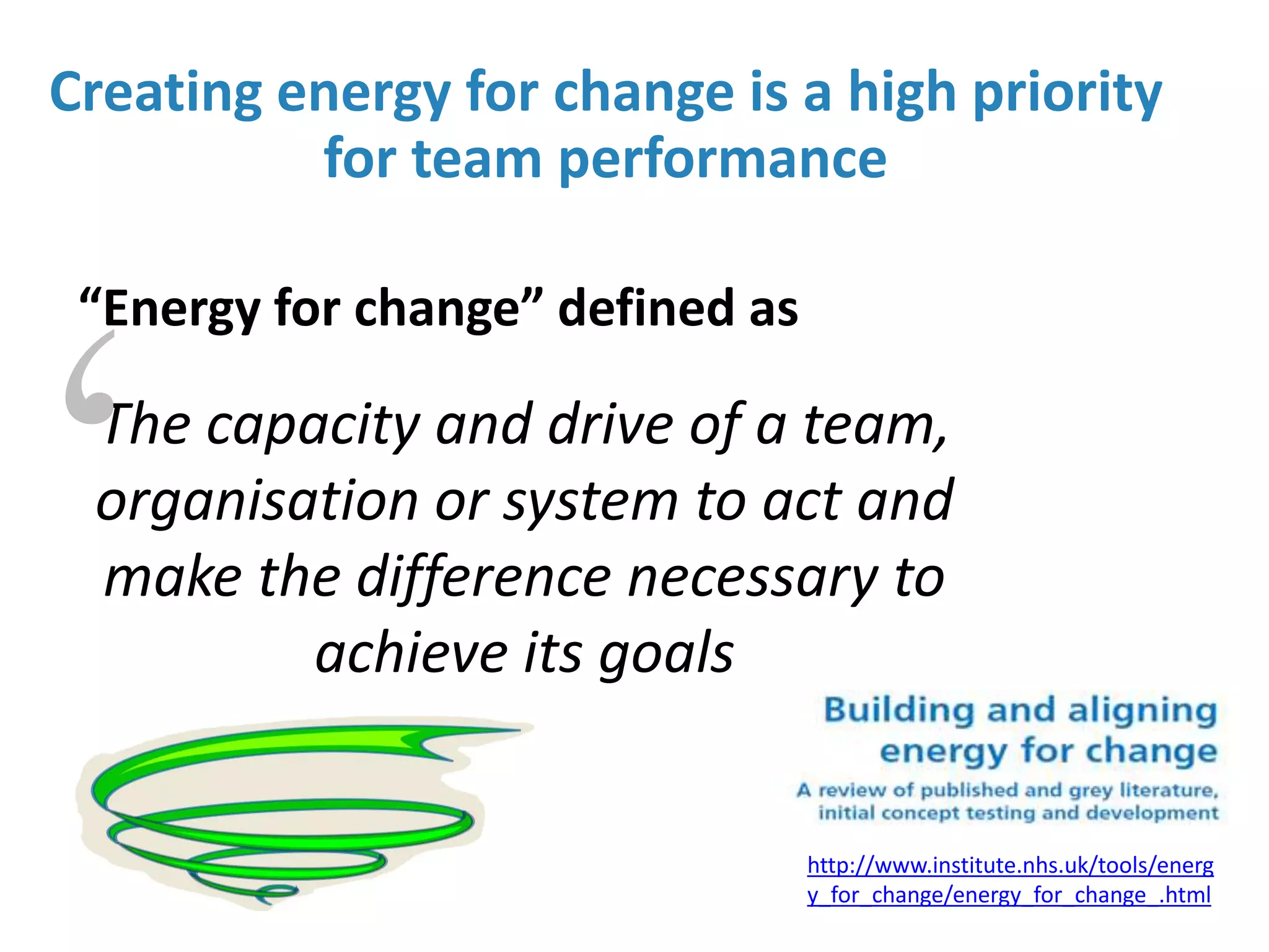 How to build a high performance, high energy team | PPTX