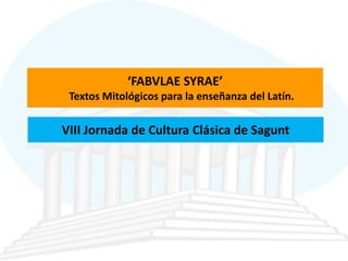 Fabulae Syrae | PPTX